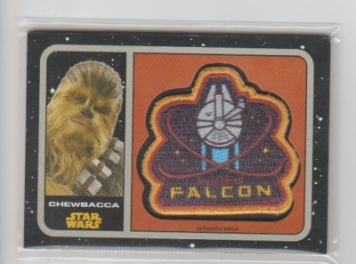 Topps Journey to the Force Awakens Chewbacca Falcon Commemorative Patch ...
