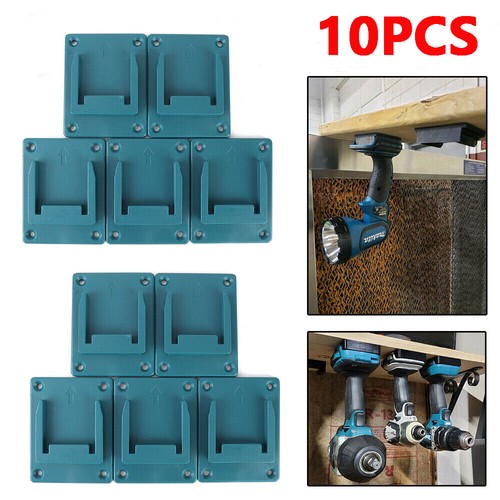 10X Power Tool Bracket For Bosch/Makita 18V Battery Machine Holder ...