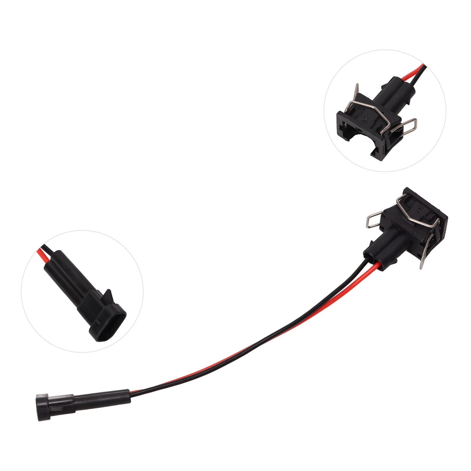 Car 8Pcs Fuel Injector Connector Wiring Harness With Plug For Delphi ...