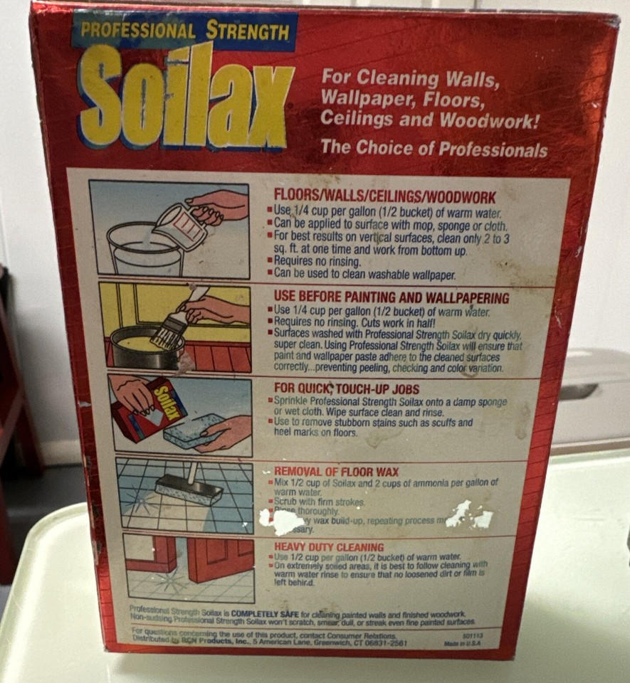 SOILAX CLEANING POWDER FORMULA 13 Oz Remaining | eBay