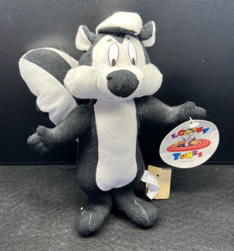 Looney Tunes Pepe Le Pew 9” plush stuffed toy 1997 | eBay