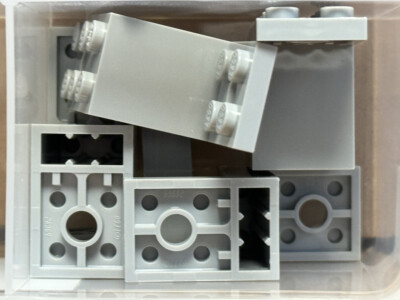 LEGO Parts - Light Bluish Gray Bracket 5 x 2 x 2 1/3 2 Holes - No 76766 ...