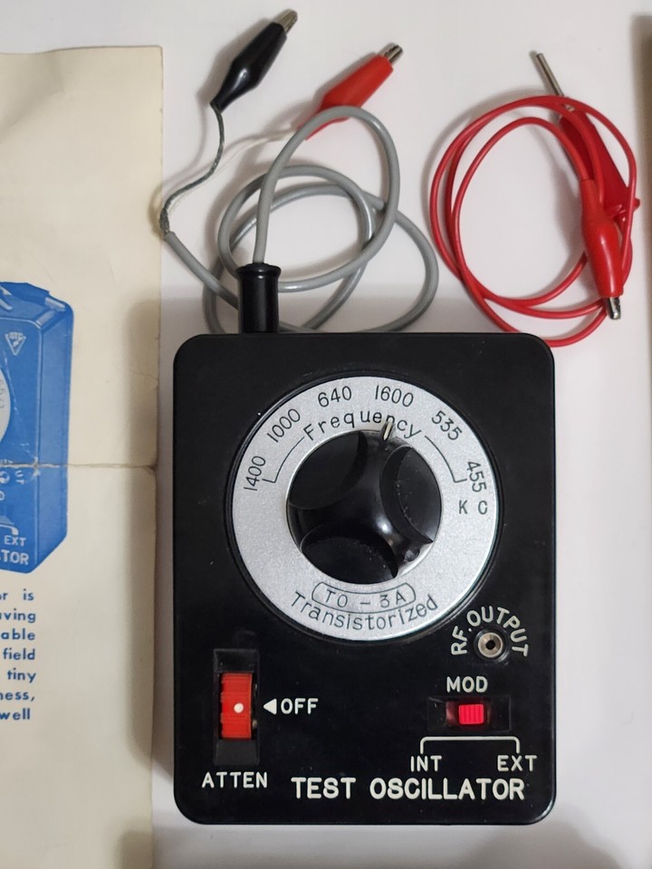 Vtg Oscillator Japan Miniature Radio Signal Generator | eBay