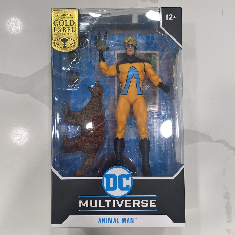 McFarlane DC Multiverse ANIMAL MAN (THE HUMAN ZOO) Gold Label 7" Action ...