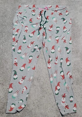 christmas elf pajama Pants Womens Xl | eBay