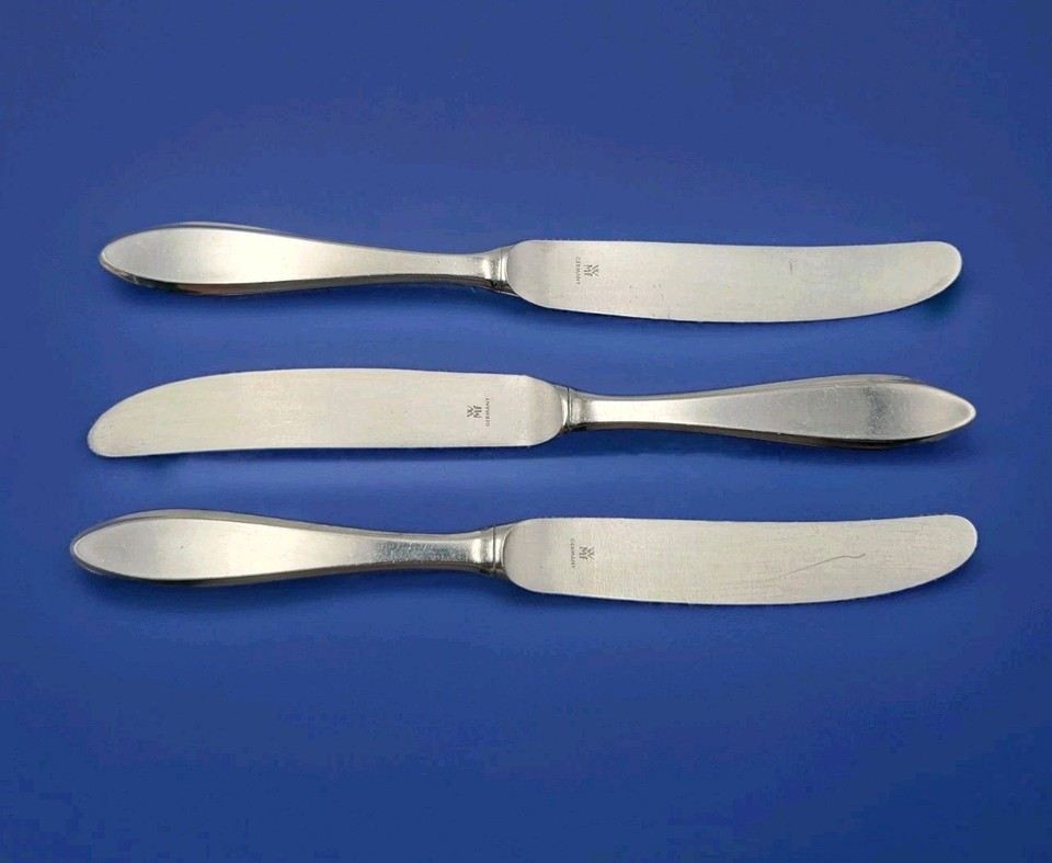 WMF Cromargan Germany Stainless Silverware SHADOWPOINT 9" Dinner Knife ...