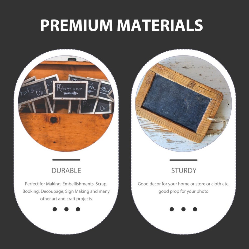 20 Pcs Water Drop Shape Wood Piece Office Decoration Crafts Cutout ...