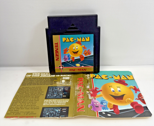 Pac-Man Tengen Nintendo Entertainment System, 1990 NES Game Free ...