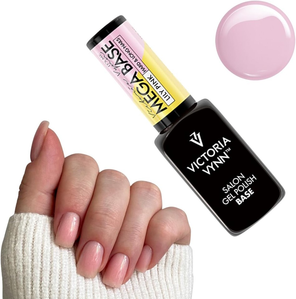 Victoria Vynn Mega Base LILY PINK Hard & Long Nails UV Led Hybrid Gel ...