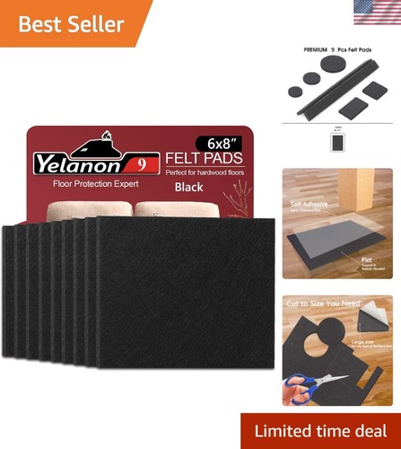 Anti-Scratch Furniture Protectors - 8" x 6" Felt Pads for Chairs & More ...