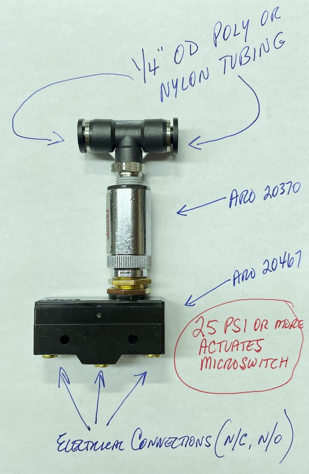 ARO Pressure Indicator; 20370; 20467; 6430-0402; FREE SAME DAY SHIPPING ...