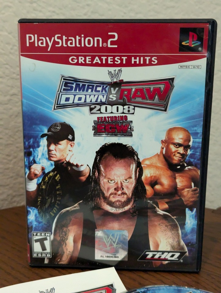 WWE Smackdown VS Raw 2008 (PS2, 2007) Complete CIB 752919461150 | eBay