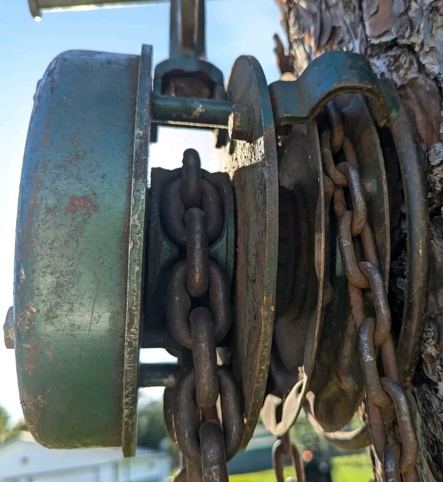 N.I.T. 1 Ton Nitto Chain Block Mfg. Japan Manual Chain Hoist | eBay
