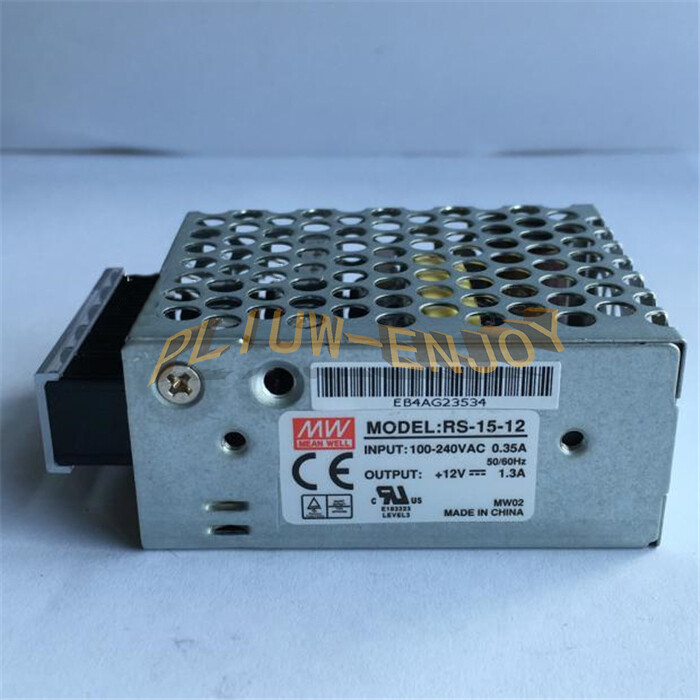 ONE New MEANWELL RS-15-12 12V 1.3A 15.6W Single channel switching power ...