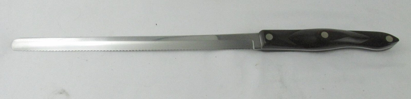CUTCO Olean NY USA 1724 KK Serrated Bread Knife Cutlery 10" Blade Brown ...