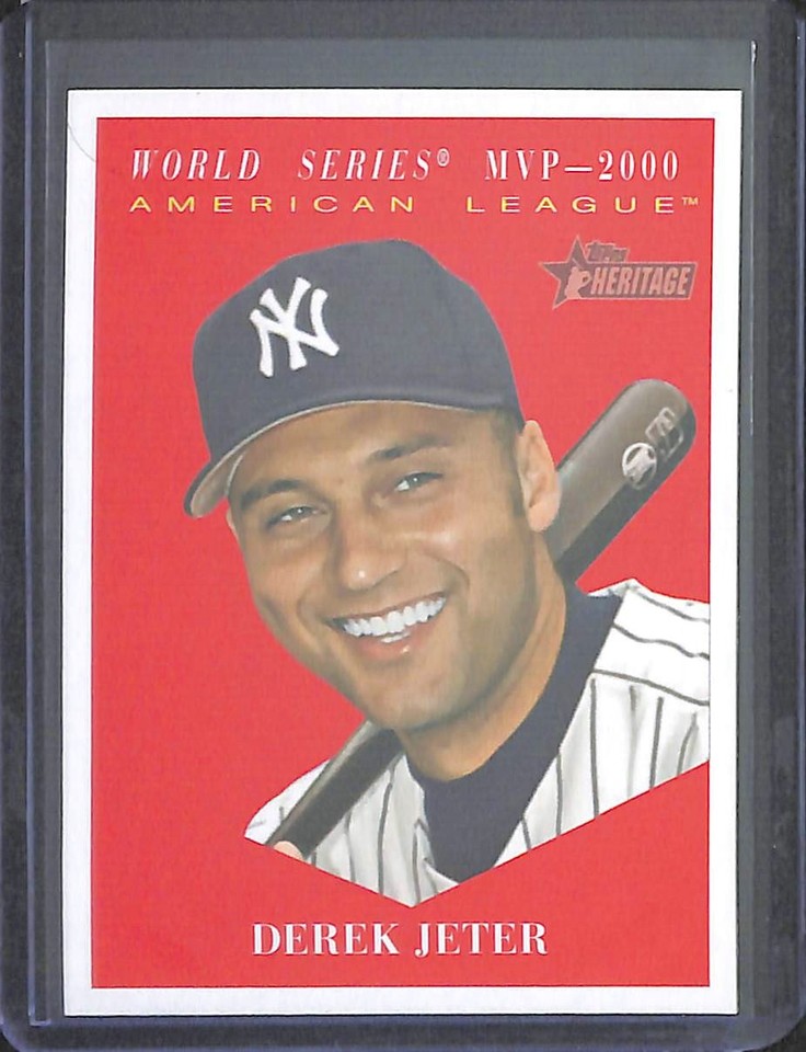 2010 Topps Heritage World Series MVP #486 Derek Jeter SP | eBay