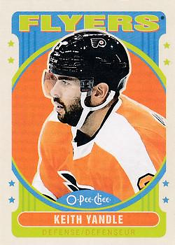 2021-22 O-Pee-Chee Retro #604 Keith Yandle Philadelphia Flyers NHL ...