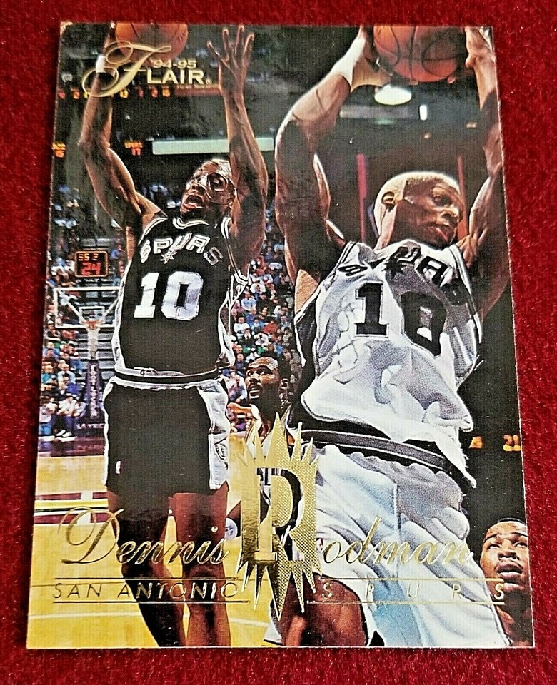 Dennis Rodman Topps Chrome Finest 1988 Fleer Panini Prizm UD Refractor ...