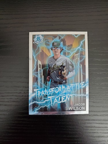 Jacob Wilson - 2023 Bowman Draft Chrome Transformative Talent Insert TT ...