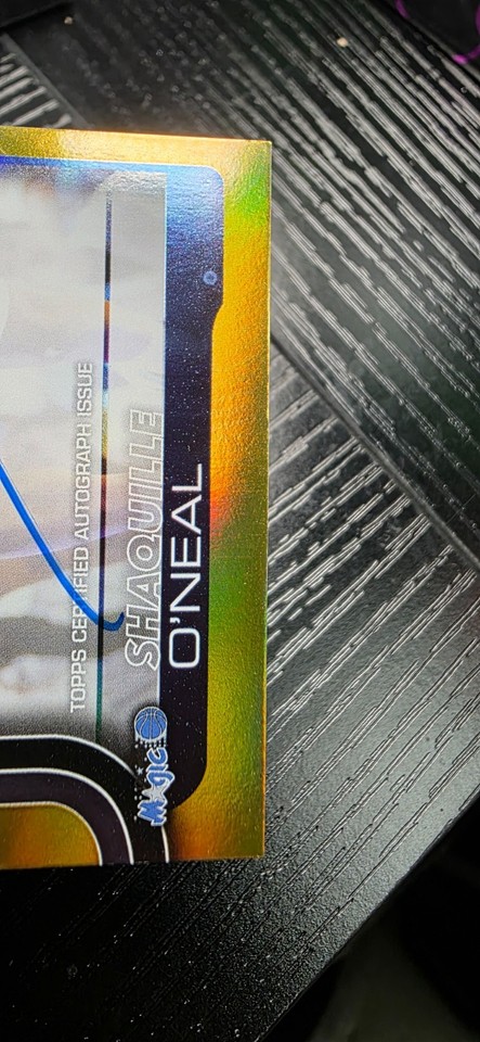 2025-26 Topps Shaq Shaquille O'Neal #TFRA-SO Real Ones Gold Rainbow ...