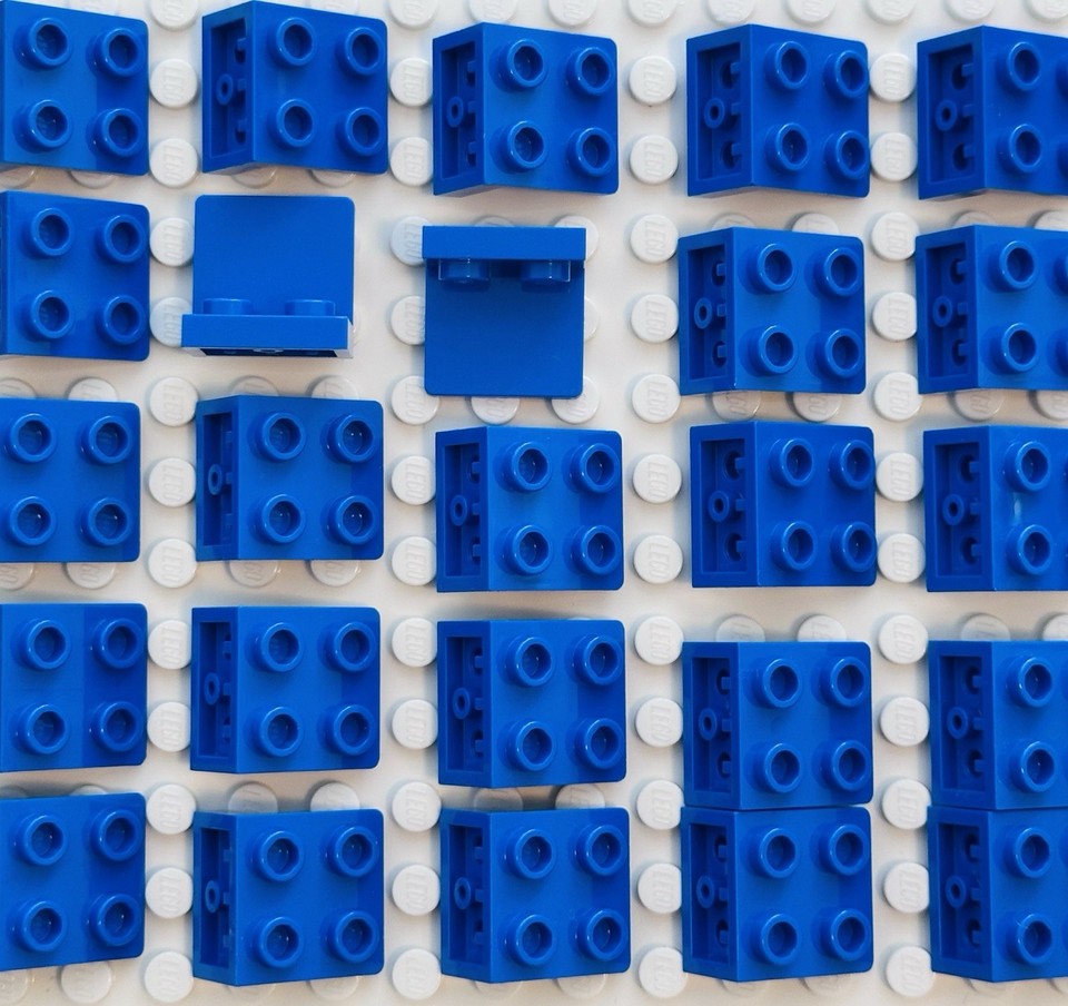 100% Authentic Lego Snot Bracket Inverted 2x2 Building Blocks Qty 15 No ...