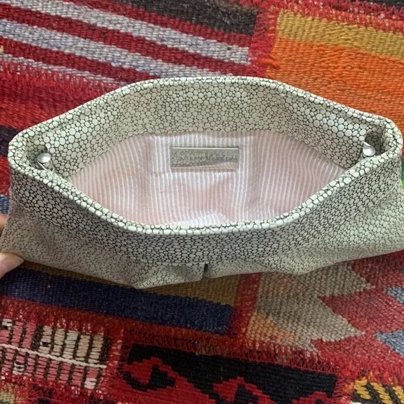 Lauren Merkin Vintage Style MINI Pouch Textured Speckled Clutch w/dust ...