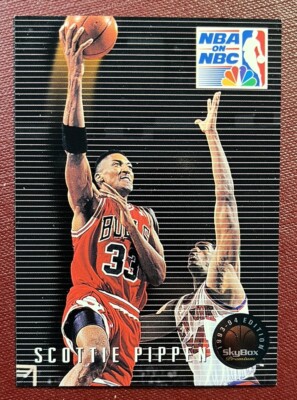 Scottie Pippen 1993 Skybox Premium Edition NBA On NBC Card #16, MINT | eBay