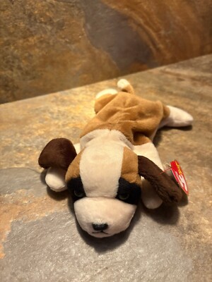 TY Beanie Baby BERNIE St. Bernard Dog 1996 Plush Stuffed Vintage | eBay