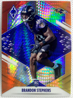 2021 Panini Phoenix Brandon Stephens Rookie Fire Burst Card RC #184 ...