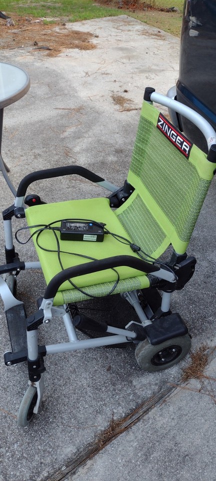 ZINGER FOLDABLE ELECTRIC WHEELCHAIR NEEDS BATTERY-ALSO UNTESTED FROM ...