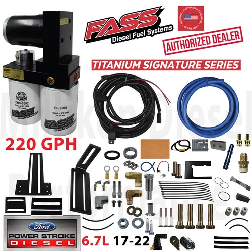 FASS Titanium 220 GPH Fuel Lift Pump System 17-22 Powerstroke Diesel ...