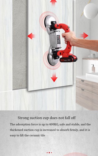 Tile Tiling Tool Electric Tiling Vibrator Suction Cup Adjustable Tile ...