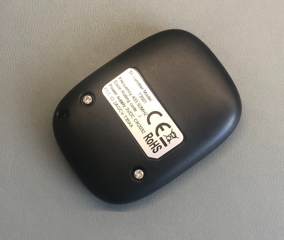 Garolla roller shutter garage door, remote, control, key fob, spare ...