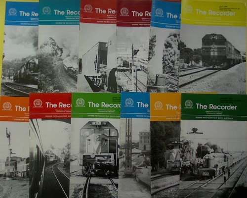 12 x 1979 South Australian Railways, THE RECORDER Magazine, S.A.R ...