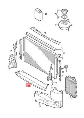 Genuine VW Tiguan AD1 Cover 5NA121341C | eBay