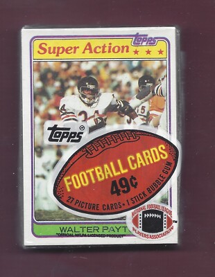 1981 TOPPS FOOTBALL CELLO PACK - WALTER PAYTON ON FRONT MINT | eBay