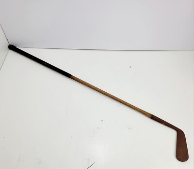 Hand Forged in Scotland Putter RH Hickory Shaft & Leather Grip 35” | eBay