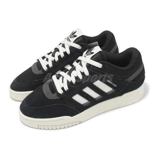 adidas Originals Drop Step Low Core Black White Carbon Men Unisex ...