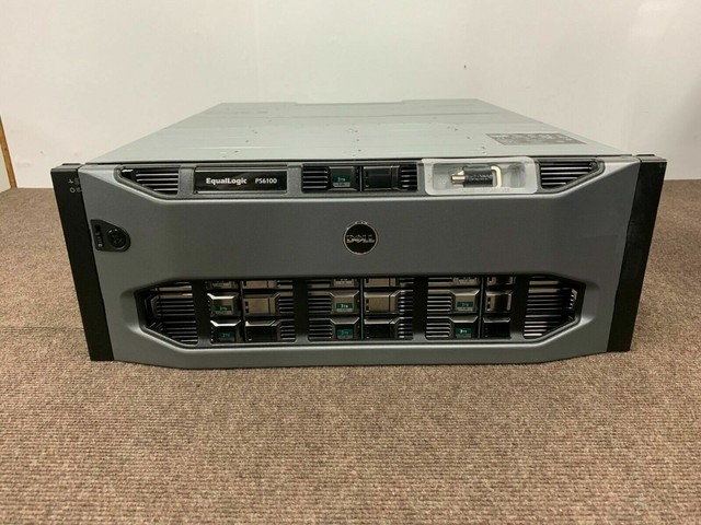 Dell EqualLogic PS6100 iSCSI San Storage 24 Caddy 10k SAS 3.5" Drives ...