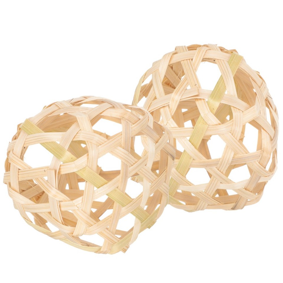 2 Pcs Rustic Lamp Shade Homemade Bamboo Lampshade Handmade Lantern ...