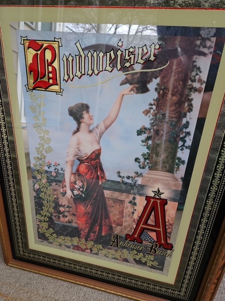 RARE Vintage Collectible Anheuser Busch Budweiser Roman Girl 1896 ...