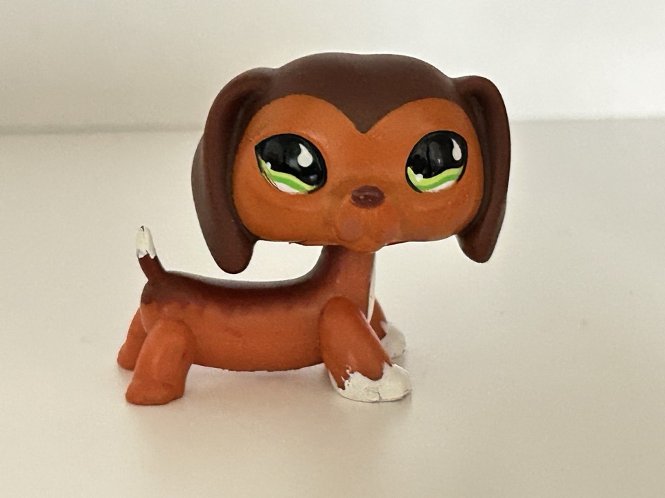 Littlest Pet Shop Lps 675 Authentic Brown Dachshund Savannah/Savvy | eBay