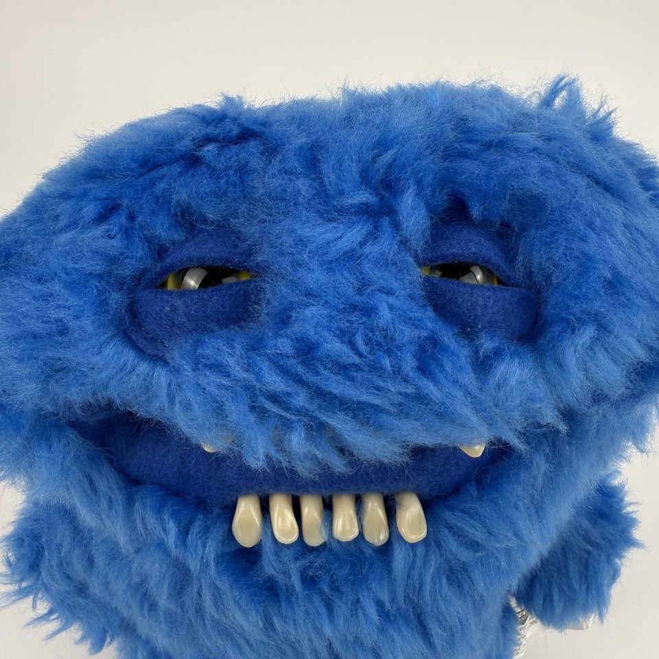 Fuggler Count Underoo McGoo Blue Fur Soft Toy Plush Ugly Monster Pet 9 ...
