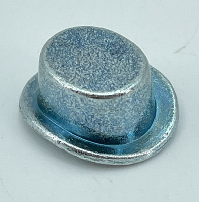 MONOPOLY Top Hat Token Silver Metal Game Piece Replacement Board Part ...