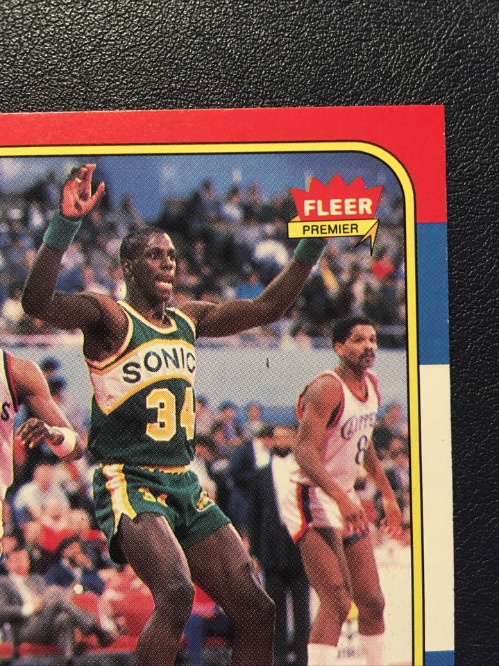 1986-87 Fleer #72 Xavier McDaniel Seattle Super Sonics RC Rookie Near ...