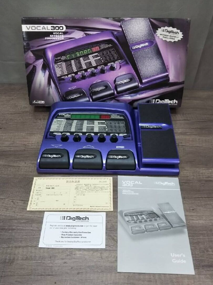 DigiTech Vocal 300 Multi-Effects Processor Pedal Voice Changer main ...