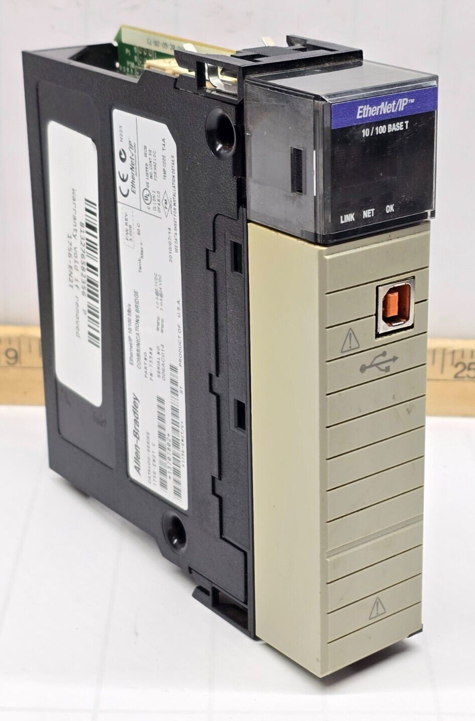 ALLEN BRADLEY CONTROLLOGIX ETHERNET/IP COMMUNICATIONS BRIDGE 1756-EN2T ...