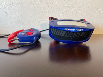 Nascar i-Racer VR Headset 3-D Game 1999 Battery Operated Steering Wheel ...