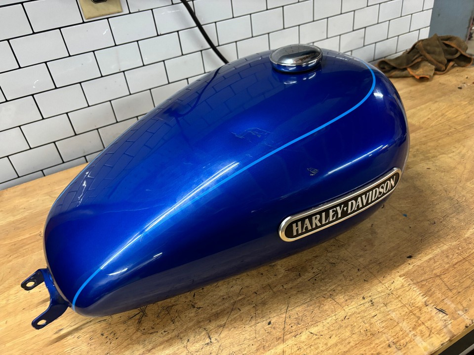 2010 Harley-Davidson Sportster XL 883 1200 XL1200 Fuel Gas Tank Blue ...