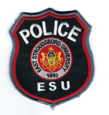 East Stroudsburg University ESU PA Pennsylvania Police patch - NEW ...